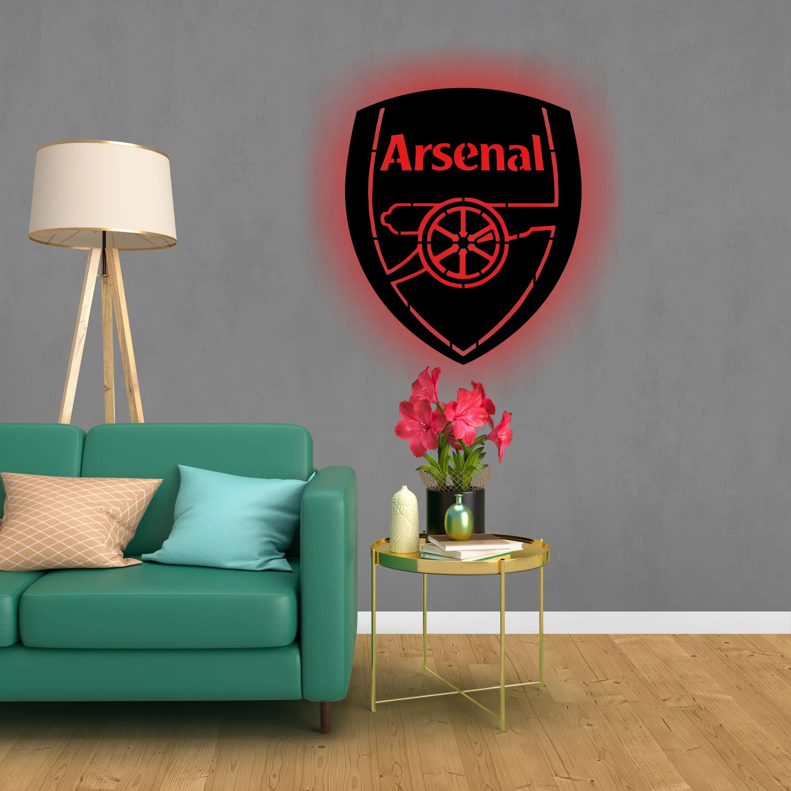 Arsenal Football Club- Backlit LED Logo| Vibex – Litup Store